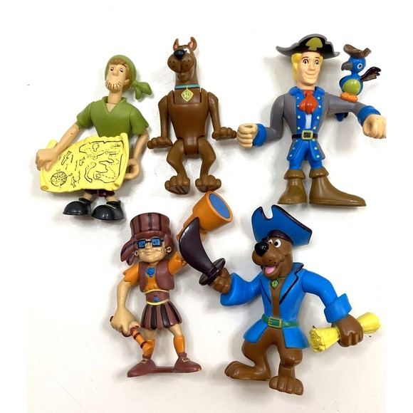 Scooby-Doo! | Toys | 5pcs Scooby Doo Pirates Crew Shaggy Dog Velma Fred ...